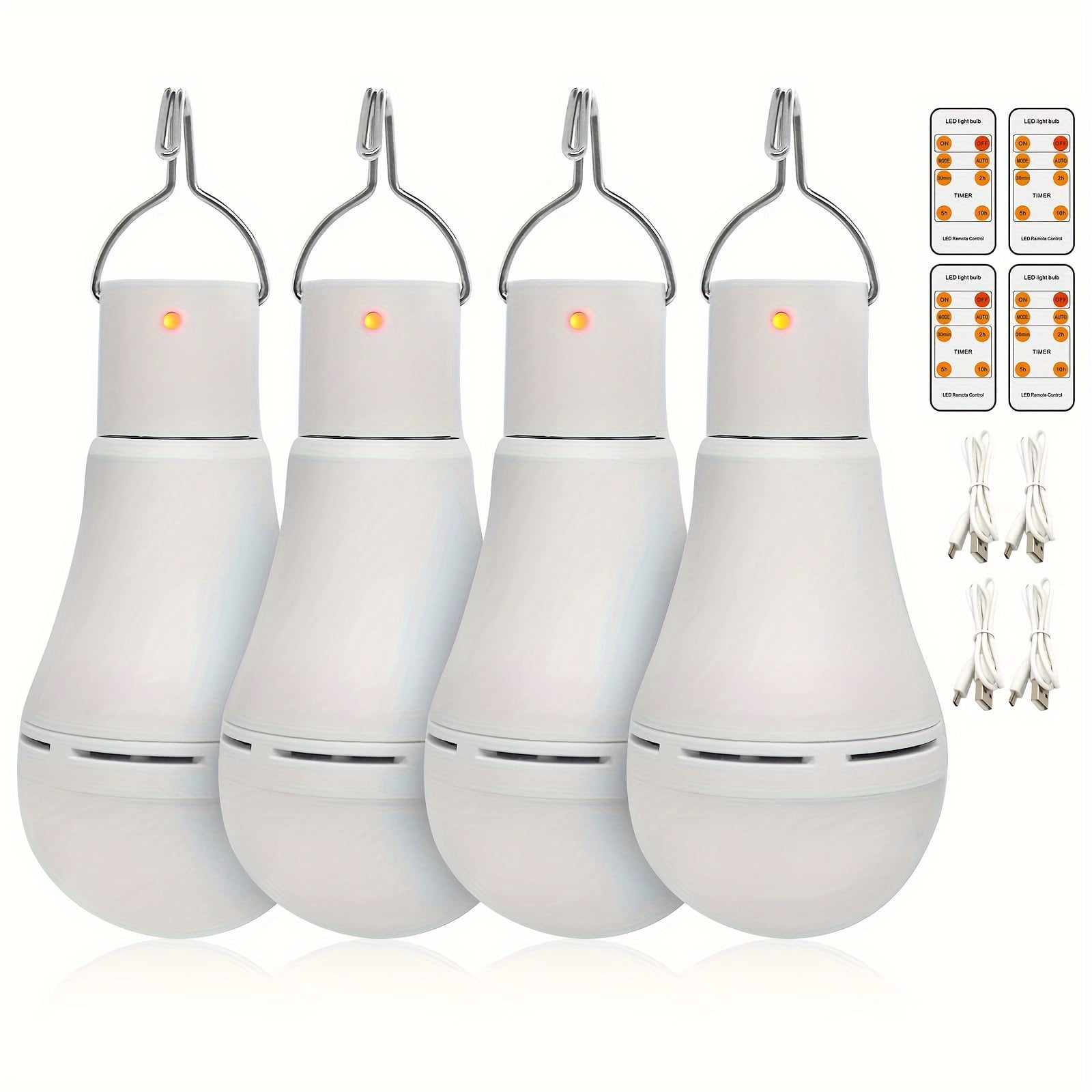 Click here for Lovever 4 Pack Portable Emergency Led Bulbs Afoskc... prices