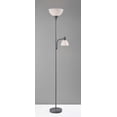 Mainstays 72 inch Silver Combo Floor Lamp with Reading Lamp Modern ...