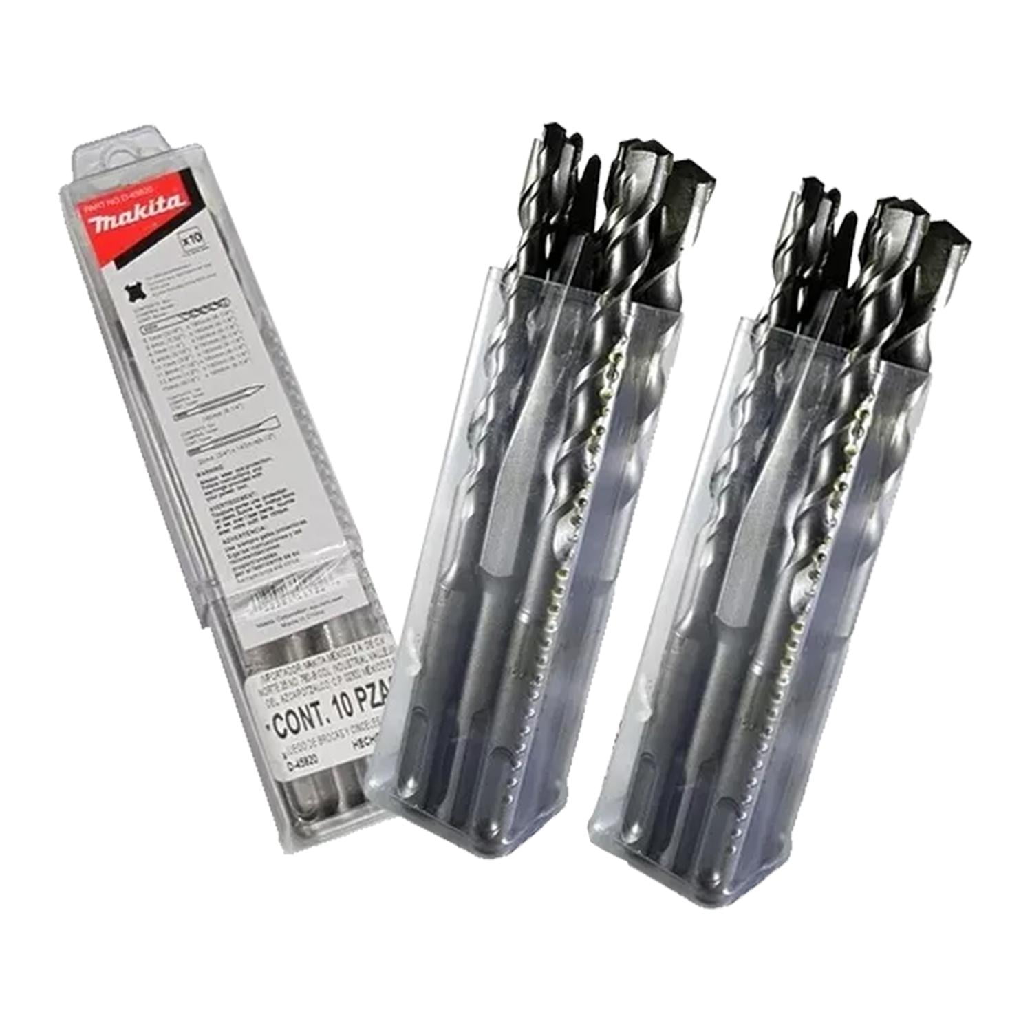 Juego de Brocas y Cinceles Makita 20 Pzas D-45820 | Bodega Aurrera en línea