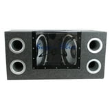 PYRAMID BNPS102 10" 1000W Subwoofer Enclosure Subs Box + Audiopipe ...