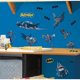BATMAN GOTHAM Removable Vinyl Wall Decals BATMOBILE Room Decor 31 Big ...