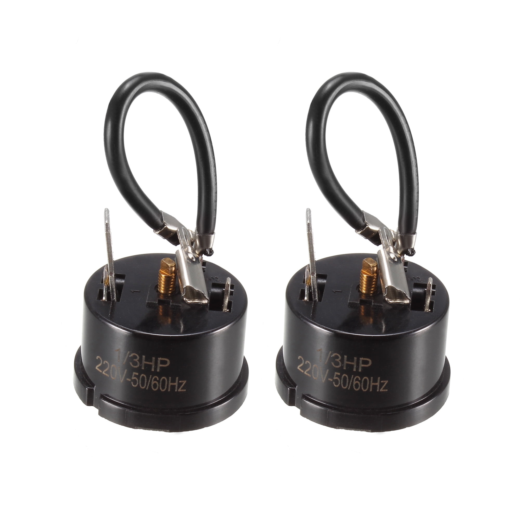 2Pcs Refrigerator Thermal Overload Protector 1/3HP 250W Compressor ...