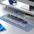 MageGee GK960 Wireless Creamy Keyboard, RGB Tri-Mode Wired/BT/2.4G ...