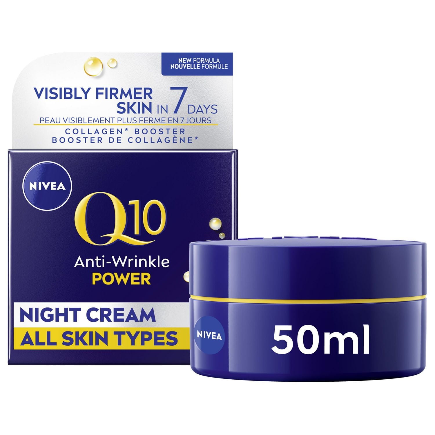 Click here for Nivea Q10 Power Anti-Wrinkle Replenishing Night Fa... prices