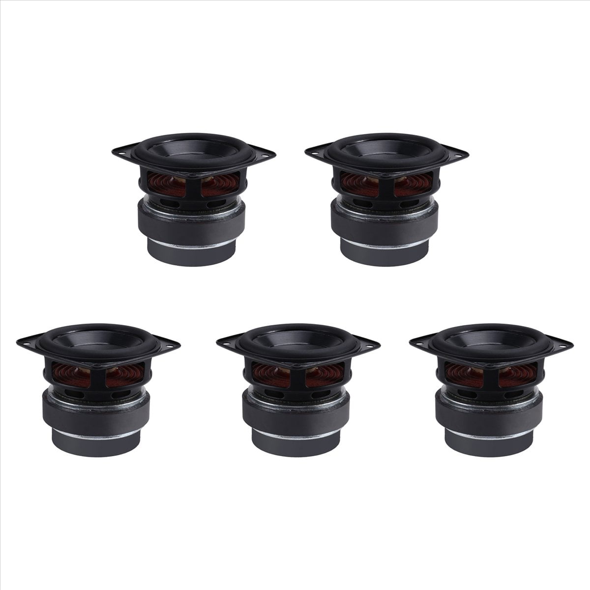 4X Altavoz Portátil de Rango Completo de 2,75 Pulgadas, Altavoz HiFi de ...