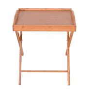 Portable And Spacious Wood Teak Large Folding Table - Walmart.com