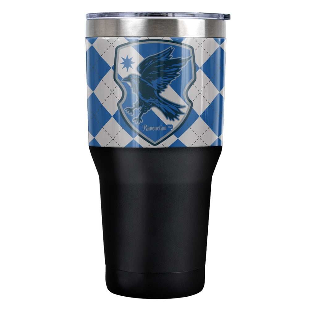 Harry Potter Ravenclaw Plaid Sigil Stainless Steel Tumbler 30 oz Coffee ...
