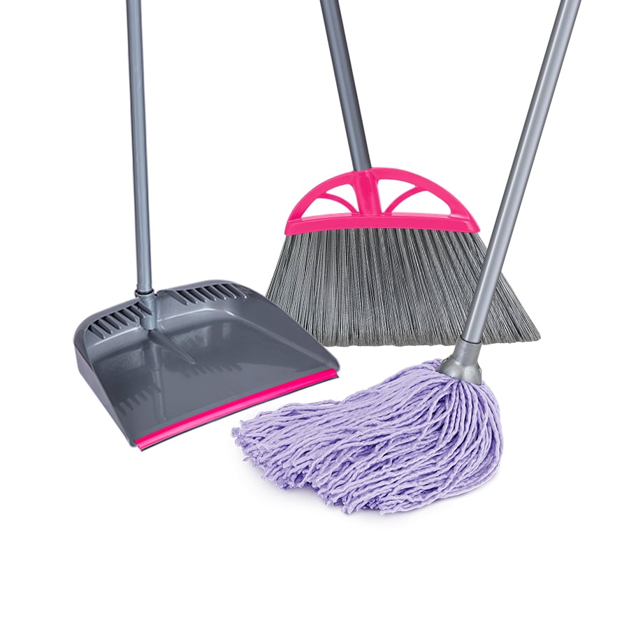 Escoba Angular REYNERA con Recogedor y Trapeador 7-0-5054 | Bodega ...