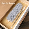 Eyliden Microfiber Duster with 1 Retractable Adjustable Rod to 100 in ...