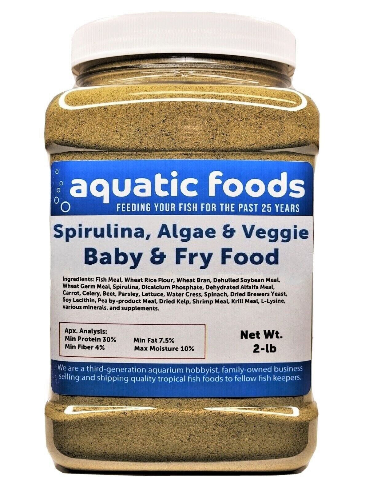 Baby & Fry Food of Spirulina, Algae, Vegetables for Tropicals, Koi ...