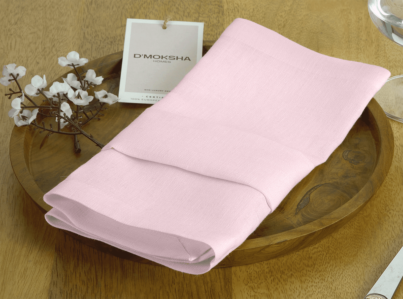 Prints Reusable Four Vegan Striped Set of 4 Linen Dinner Napkins ...