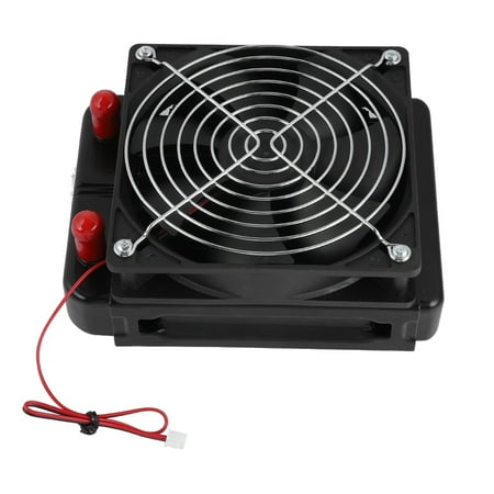 10 Tubes CPU Heat Row Radiator With Fan, Aluminum CPU Water Cooling Fan ...