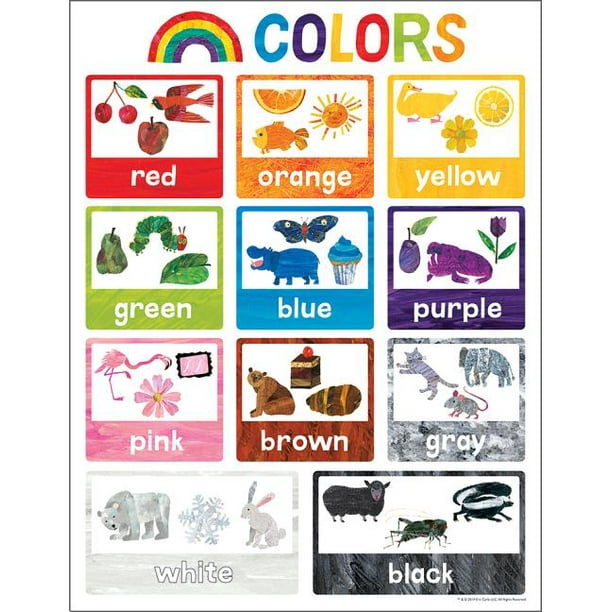 Carson Dellosa Education World Of Eric Carle Colors Chart