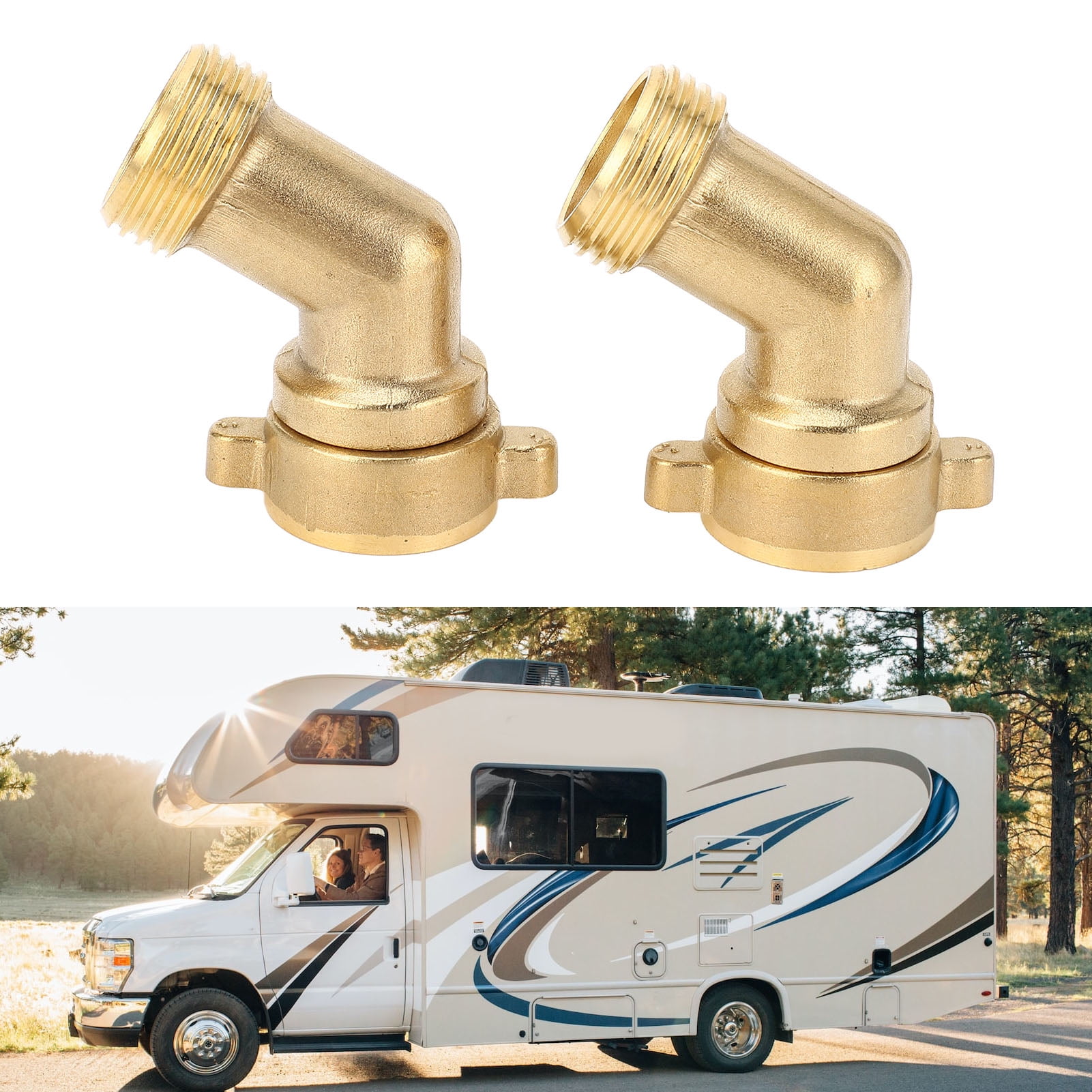 RV Water Hose Elbow Space Saving Sturdy Connector for Campervan ...