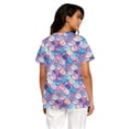 Binienty Iridescent Mermaid Scale Pattern Nursing Shirt for Women Short ...