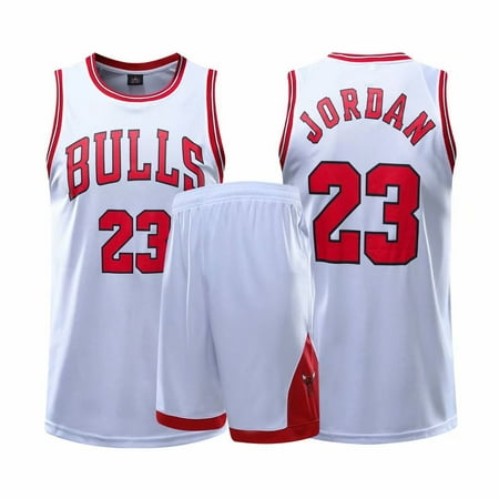 1 Pcs Basketball Uniform Set No. 23 Bulls Michael Jordan | Walmart Canada