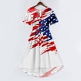 250th Anniversary USA Flag Dress for Women - 1776-2026 Patriotic V-Neck ...