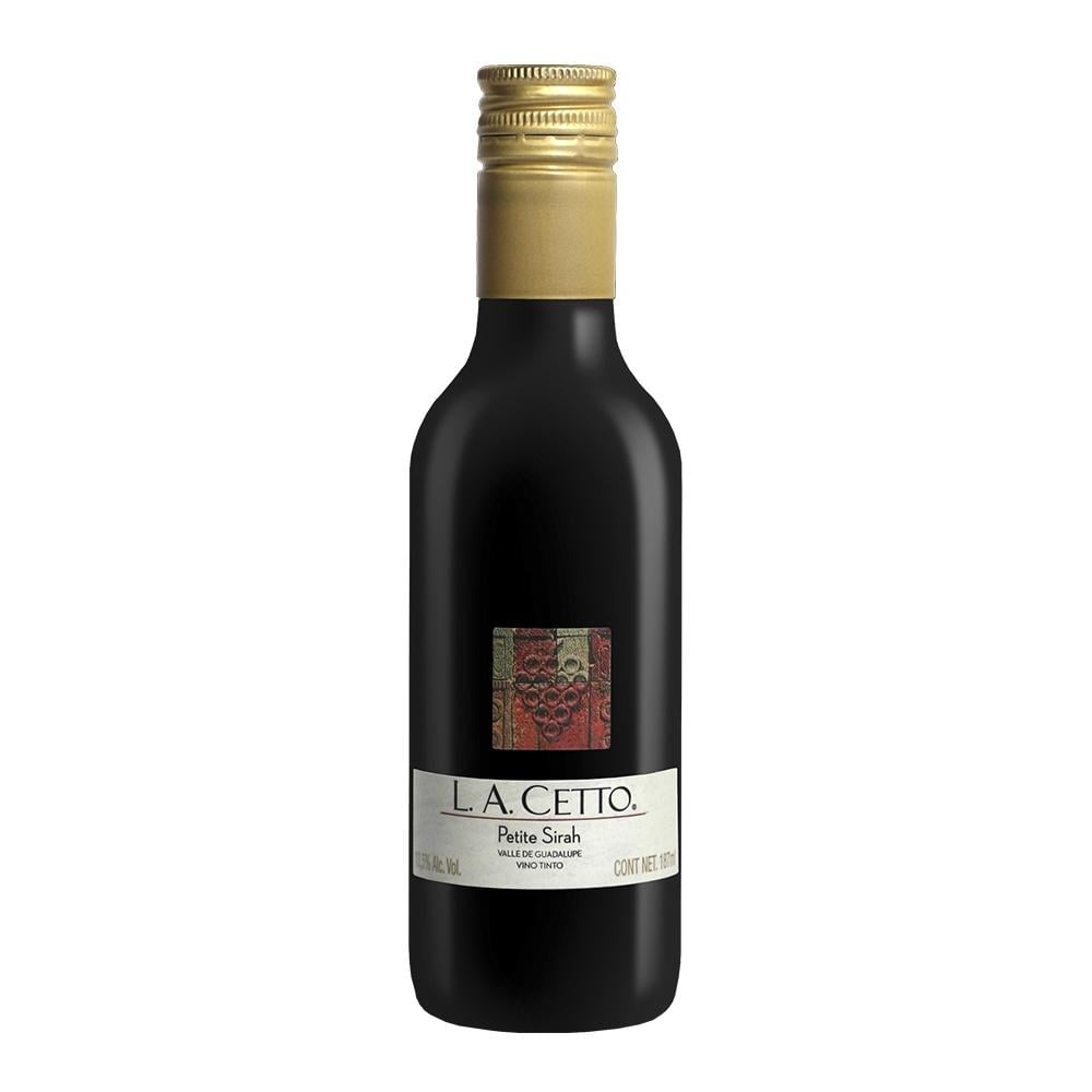 Vino Tinto L.A. Cetto Petite Sirah 187 ml | Bodega Aurrera en línea