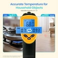 Infrared Thermometer Laser Temperature Gun 774, Meat Food Candy Oven ...