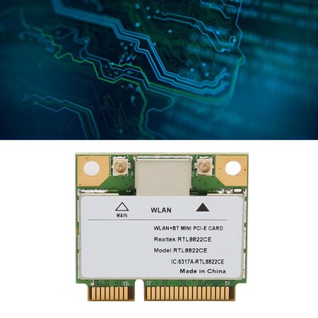 Mini PCIe WiFi Card, RTL8822CE Mini PCIe Card 2.4G 5G Dual Band For ...