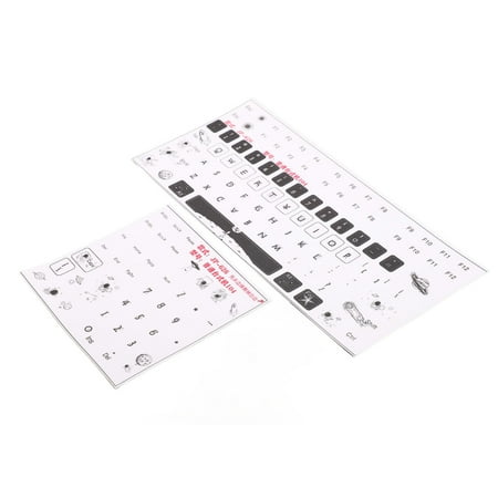 Keyboard Stickers, Scratch Resistant Frosted Process Replacement PC ...