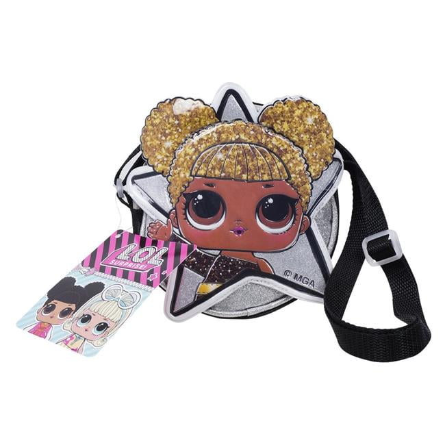 Lol Surprise 2349676 LOL Surprise Crossbody Bag, Black & Gold - Case of ...