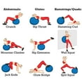 Ficarrico Anti Burst And Slip Resistant Exercise Ball Yoga Ball Fitness Ball Birthing Ball With