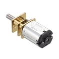 Uxcell Micro Speed Reduction Gear Motor, DC 3V 700RPM with Full Metal ...