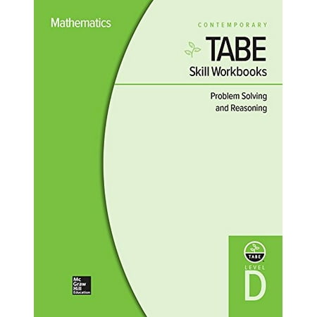 TABE Skill Workbooks Level D: Problem Solving and Reasoning - 10 Pack ...
