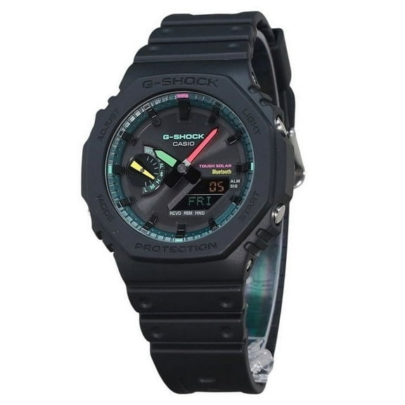 Casio G-Shock Solar Bluetooth Watch, Resin Case, Analog Digital, 200m ...