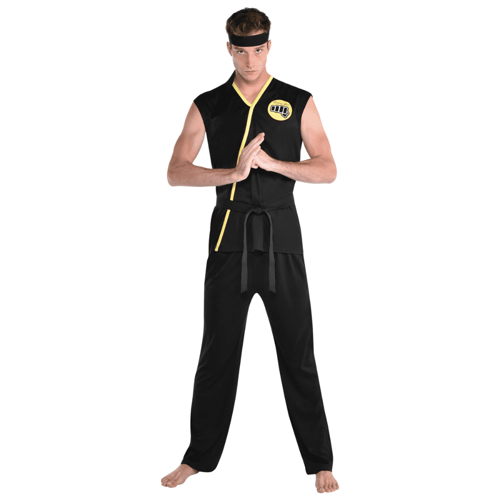 Cobra Kai Gi Adult Costume Karate Kid Saga Continues TV Johnny Lawrence ...