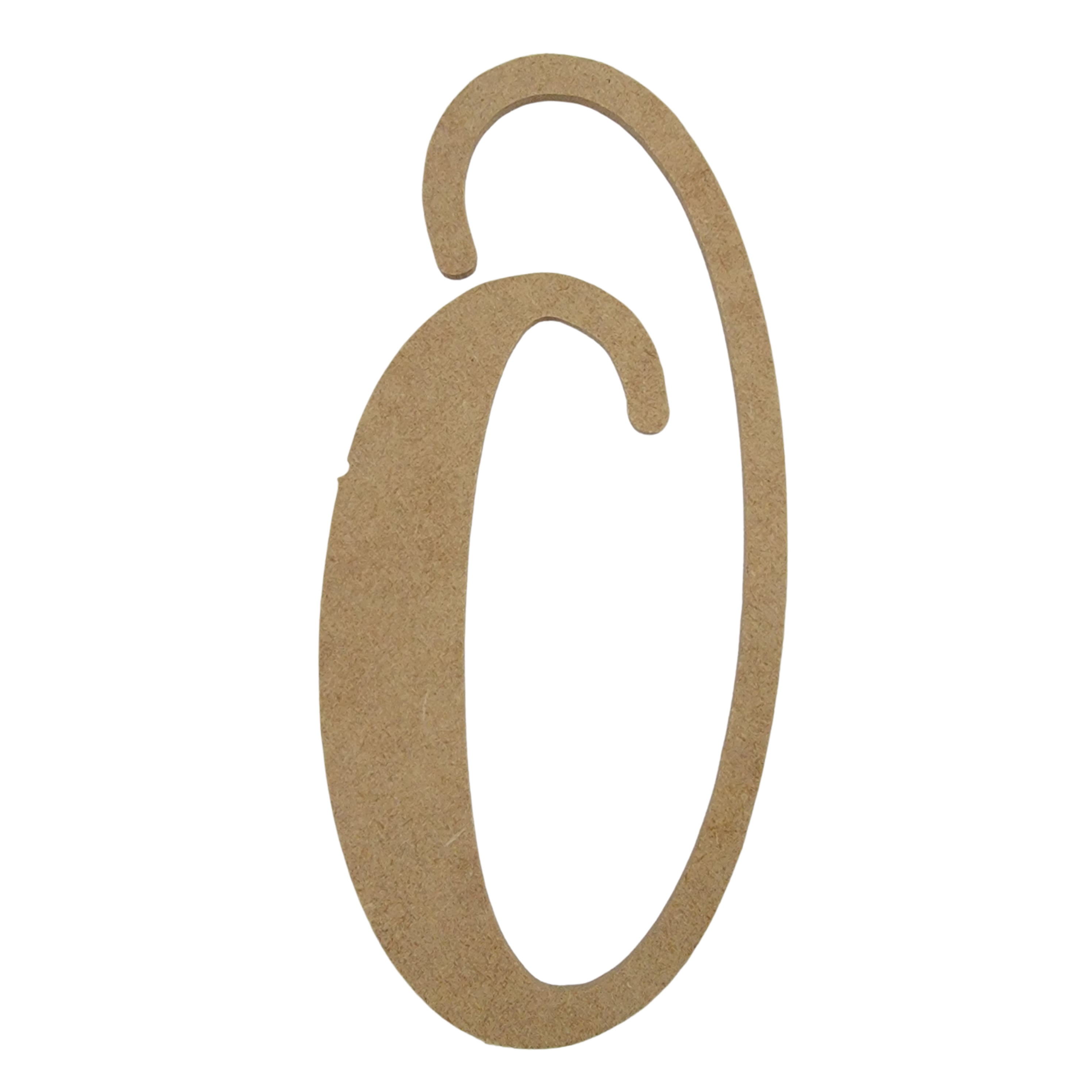 Wooden Letter Unfinished, Freestyle Font, Craft Cutout - Walmart.com