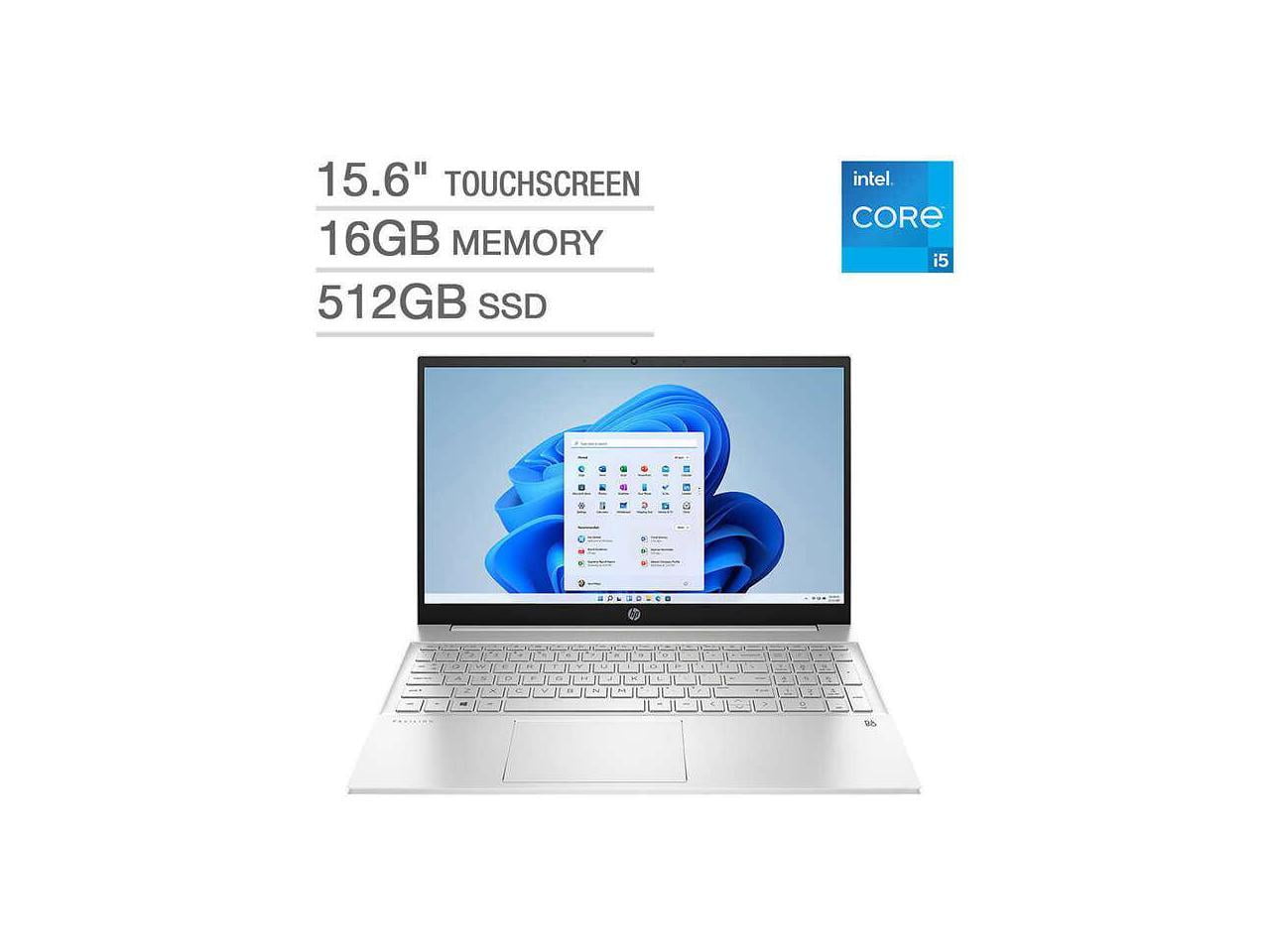 (Open Box) HP Laptop Pavilion Intel Core i5-1235U 3.30 GHz 16 GB Memory ...