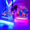 4th of July Night Light, Fourth of July Decorations, American Flag ...