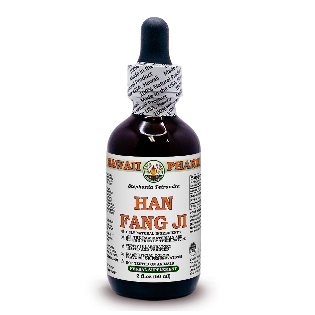 Han Fang Ji (Stephania Tetrandra) Dry Root ALCOHOL-FREE Liquid Extract ...