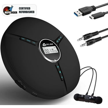 Portable Electric CD Player with AM-FM Stereo, Radio Cassette Combo ...