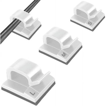 Command Clear Cord Clips, Large, 2 Clips, 3 Strips/Pack - Walmart.com