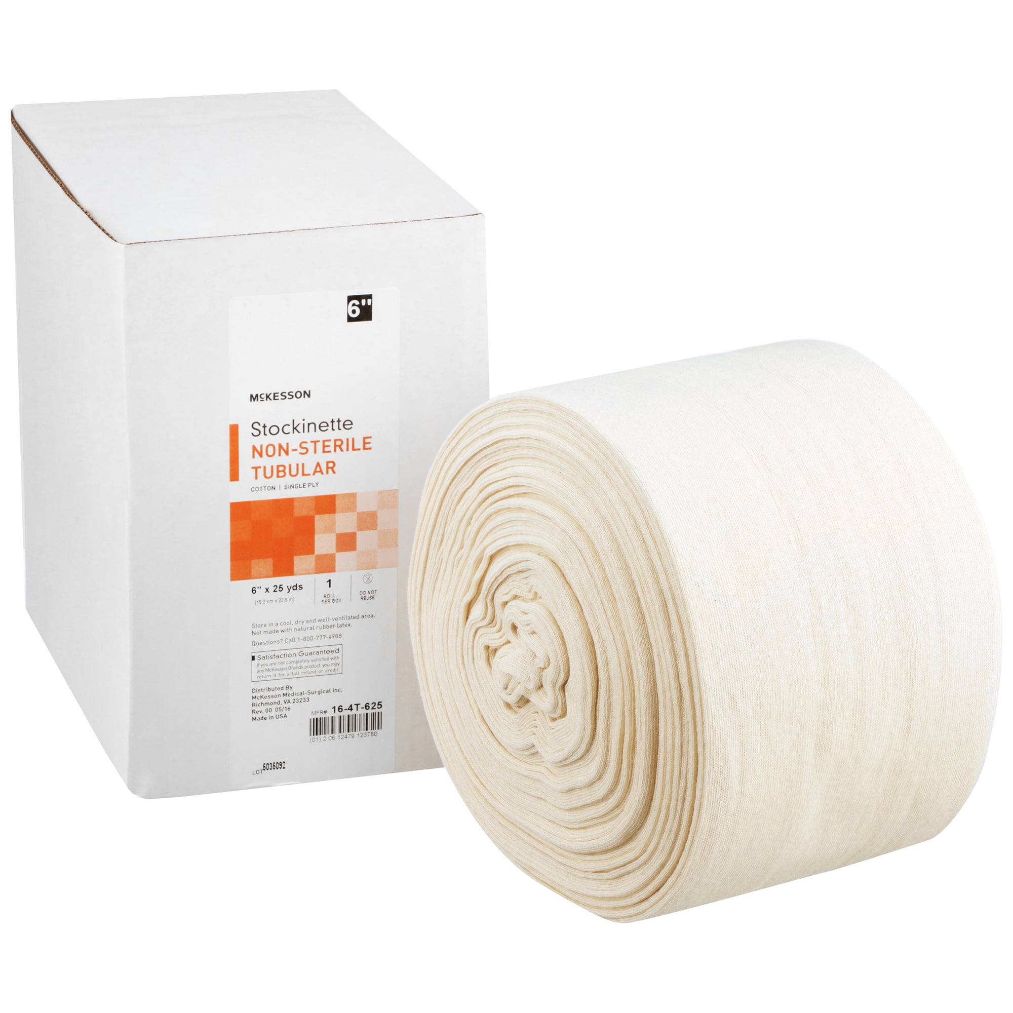 McKesson Tubular Stockinette - Medical, Non-Sterile Cotton Wrap, 6 in x ...