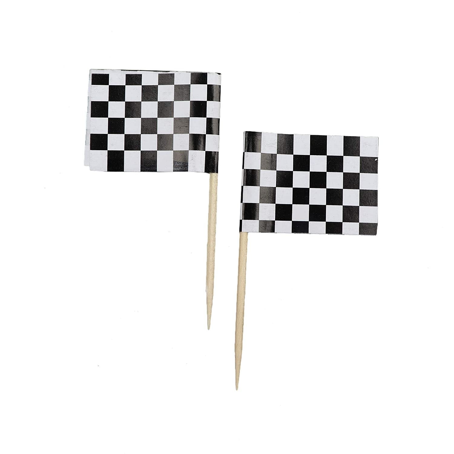 O'Creme Small Racing-Flag Cake Topper, 25 Pieces - Walmart.com
