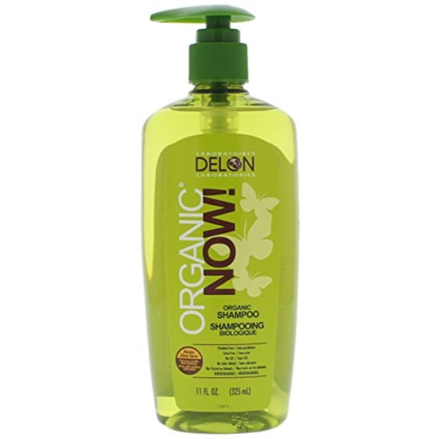 delon laboratories organic now shampoo, clear colorless, 11 ounce ...