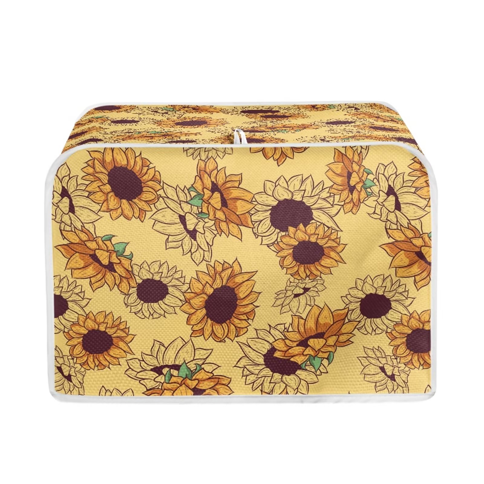 FKELYI Vintage Sunflower Toaster Cover Lightweight 2 Slice Toaster ...
