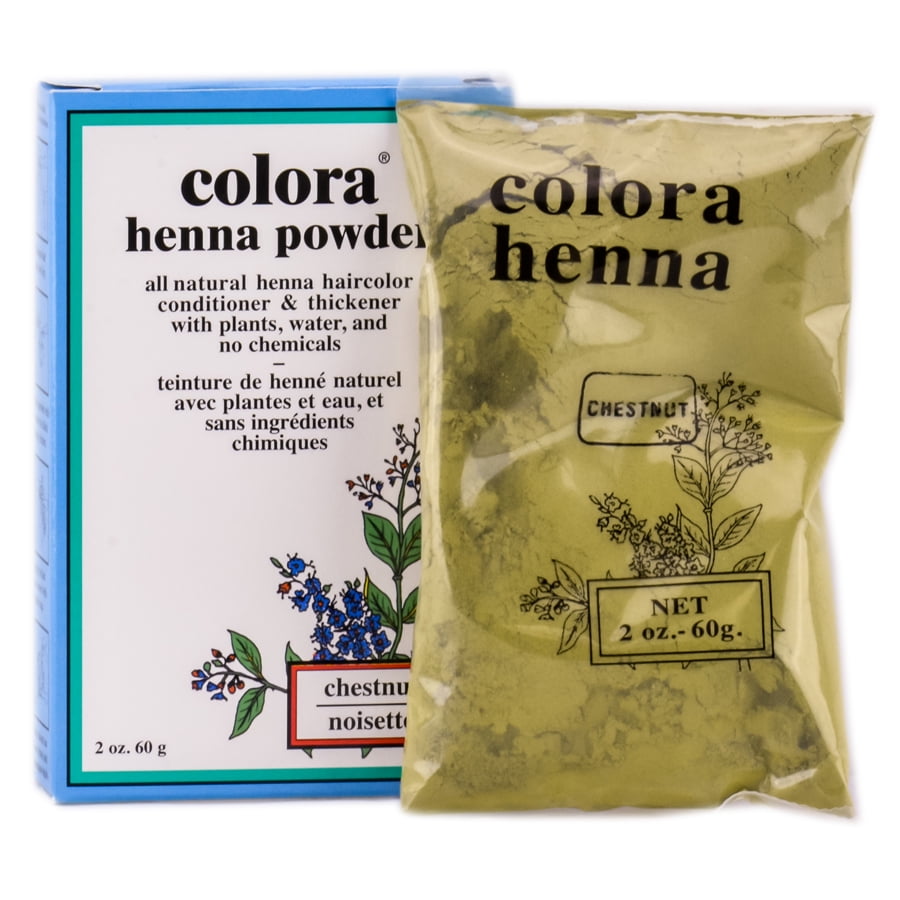 Colora Henna Powder Hair Color Chestnut, 2 oz - Walmart.com