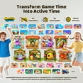 KINHANK MotionX Video Game Consoles with 30+ Games for Kids & Families ...