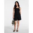 Time and Tru Women's Linen Blend Shorts, 5" Inseam, Sizes XS-XXXL ...