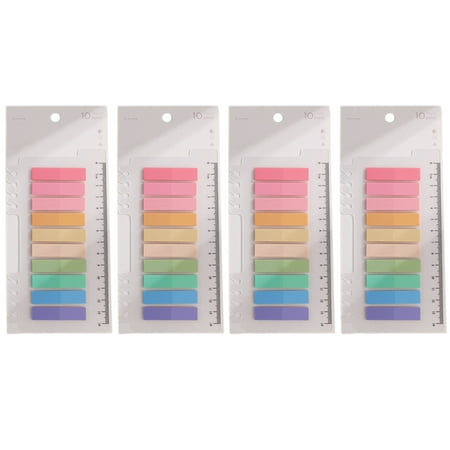 4pack 800Pcs Sticky Index Tabs Page Markers,Writable Transparent Sticky ...