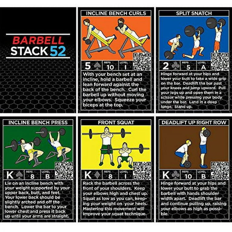 Printable Total Gym Deck Cards