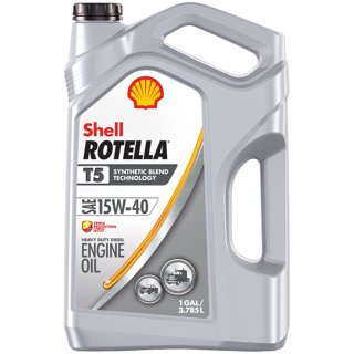 Shell Rotella T4 Triple Protection 15W-40 Diesel Motor Oil, 1 Gallon ...