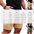 Drawstring Elastic Waistband Multi-Pocket Large-Pockets Cargo Shorts ...