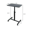 Stand Up Desk Store Height Adjustable Single Column Rolling Standing ...
