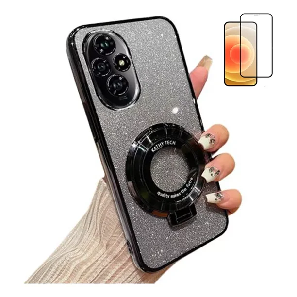 Funda Para Honor 200 Pro 5g Polvo Flash Magnetico+mica | Walmart en línea
